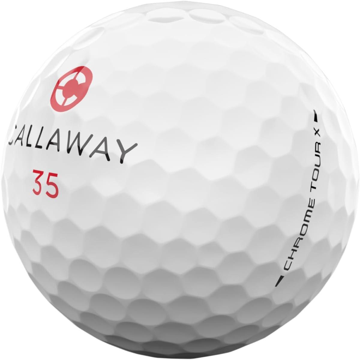 Callaway Golf Chrome Tour X 2026 Golf Balls(Retro) - Callaway
