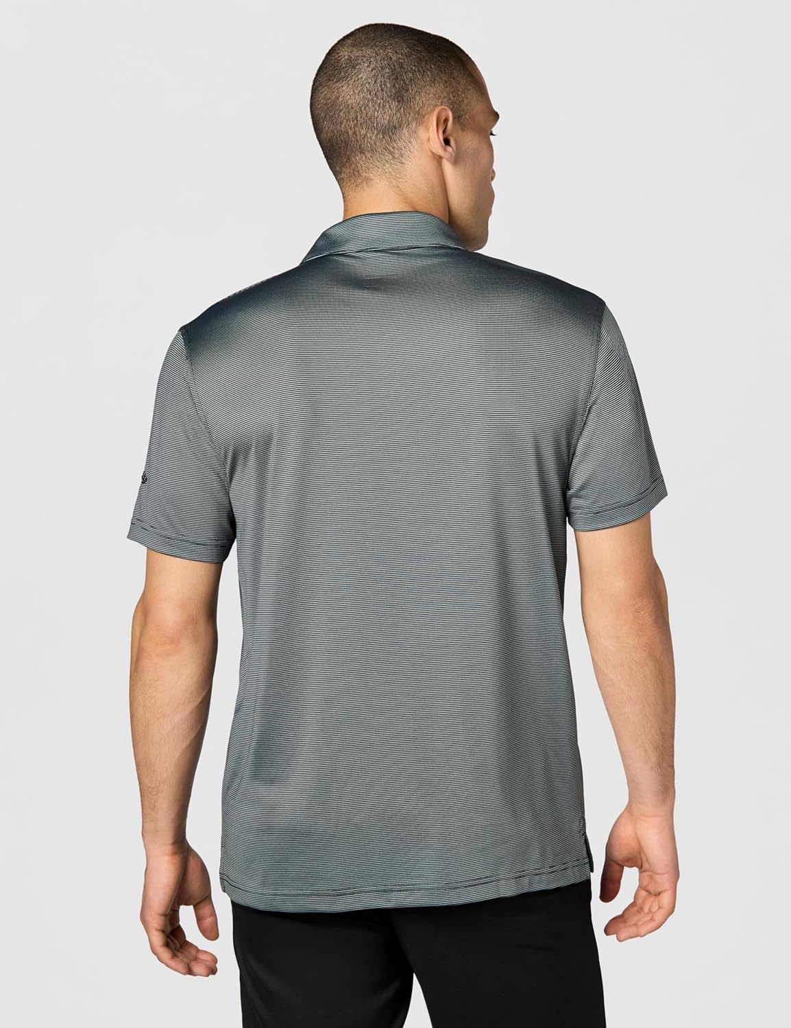 Callaway Men’s Fine Line Stripe Short Sleeve Moisture-Wicking Stretch ...